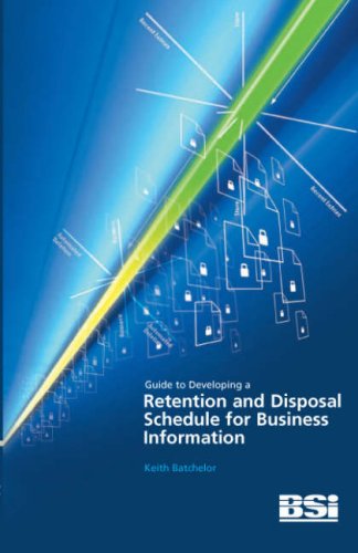 Guide to Developing a Retention and Disposal Schedule for Business ...
