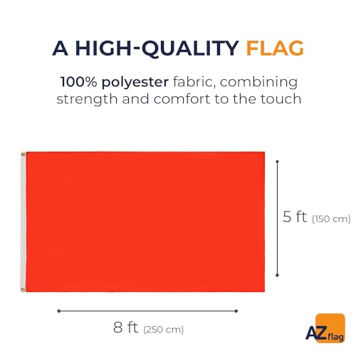 Plain Red Flag 5′ x 8′ – Solid – Color Big flags 150 x 250 cm – Banner ...