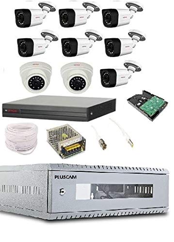 Buy MILESTONE Wired 1080p Full HDCP Plus 8Chnl DVR with 6 Pieces 2.4MP ...