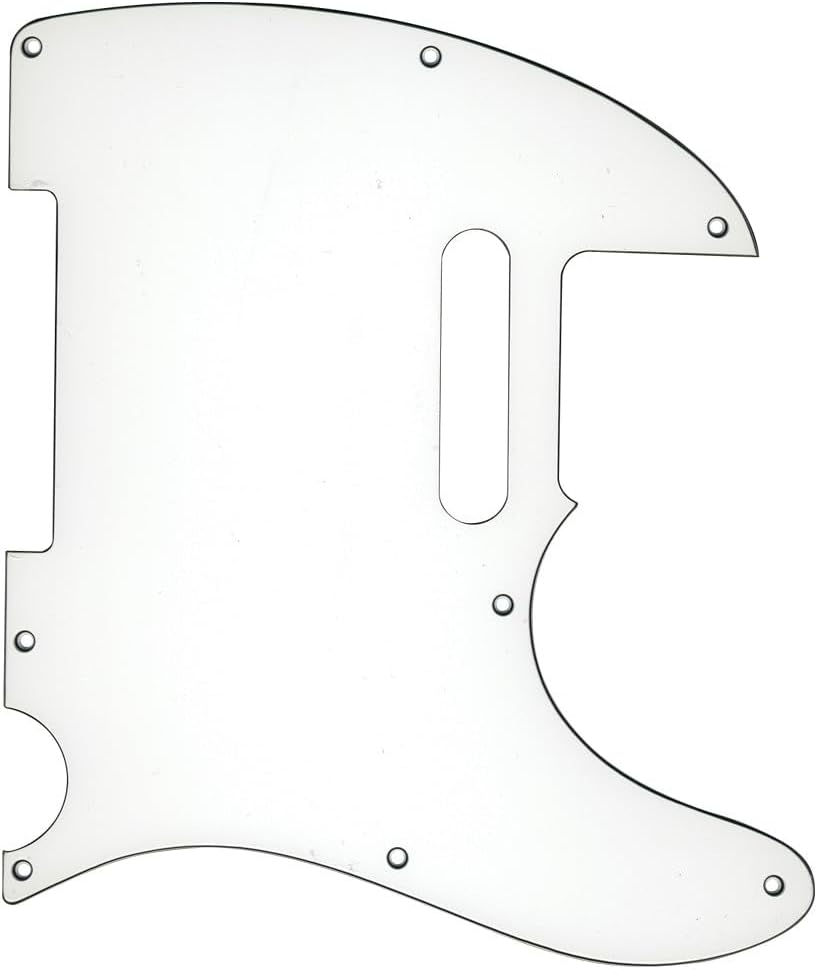 Amazon.com: Guitar Tech Scratchplate ~ T-style ~ White : Musical ...