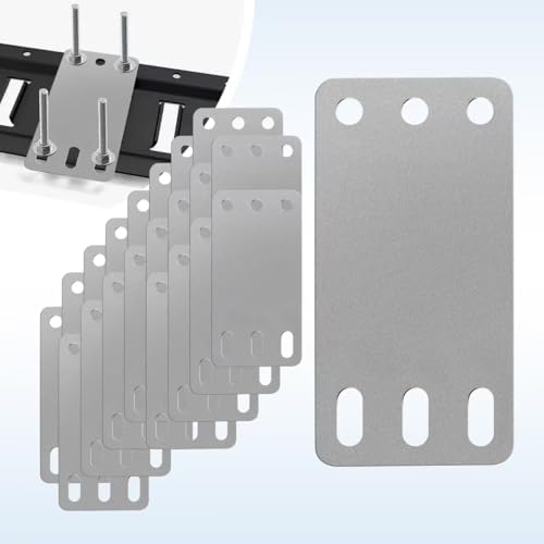 Amazon.com: JTZFD E Track Plate 16 Pcs, Heavy Duty E-Track/X-Track ...