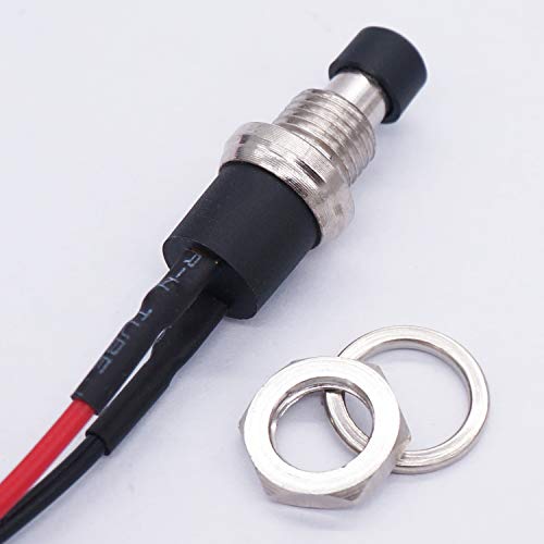 Snapklik.com : 4Pcs Latching Push Button Switch 3A 250V AC 2 Pins Self ...