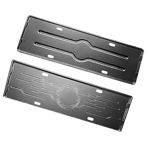 MYADDICTION 2 Pieces Front Rear License Plate Frame Number Plate Holder ...
