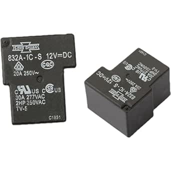 Amazon.com: 2pcs 832A-1C-S 12VDC 5PIN SPDT Relay : Industrial & Scientific