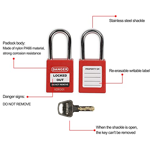 Snapklik.com : Electrical Lockout Tagout Kit, Clamp-On Circuit Breaker Lockout, Universal ...