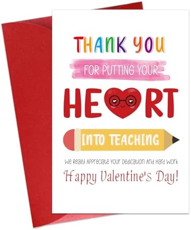 Amazon.com : JUESMOS Cute Teacher Appreciation Greeting Card - Funny ...