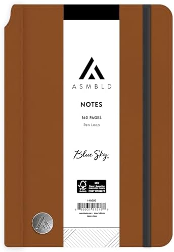 Blue Sky ASMBLD Notebook, 5.75" x 8.5", Non-Dated, Open Spine with ...