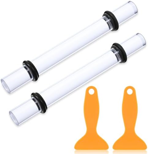 Amazon.com: 2 Pcs Polymer Clay Roller Tools, Acrylic Roller Clay ...