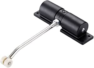 Door Closer Black, Automatic Heavy Duty Safety Spring Closer for ...