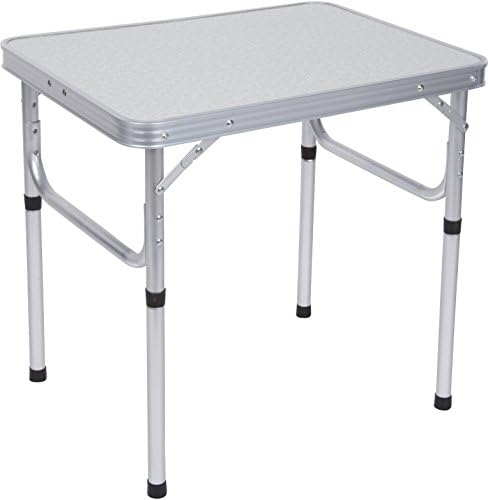 Amazon.com : Aluminum Portable Folding Camp Table With Carry Handle ...
