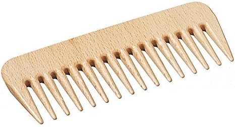 Frisierkamm - hochwertiger Kamm mit grober Zahnung, Lockenkamm ...