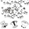 Amazon.com: 100 Pieces Metal Pin Backs Locking Pin Keepers Locking Clasp