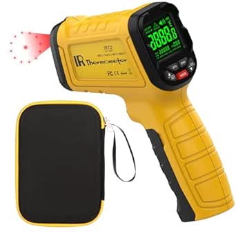 Surpeer Infrared Thermometer High Temperature Gun -58℉~2552℉, 30:1 ...