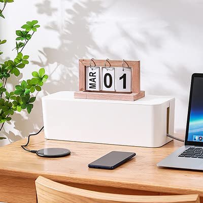 TIPAKKA Cable Wire Organizer Box Cable Manager Box for Office,Home ...
