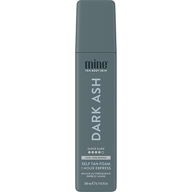 Amazon.com: Minetan Dark Ash Self Tanning Foam | Color Base Tan ...