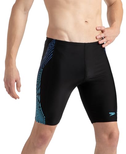 Speedo Men Endurance+ High Tide Digital Print V-Cut Jammer - Arctic ...