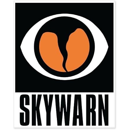 Amazon.com: Ride in Style Skywarn Tornado car Bumper Sticker Window ...
