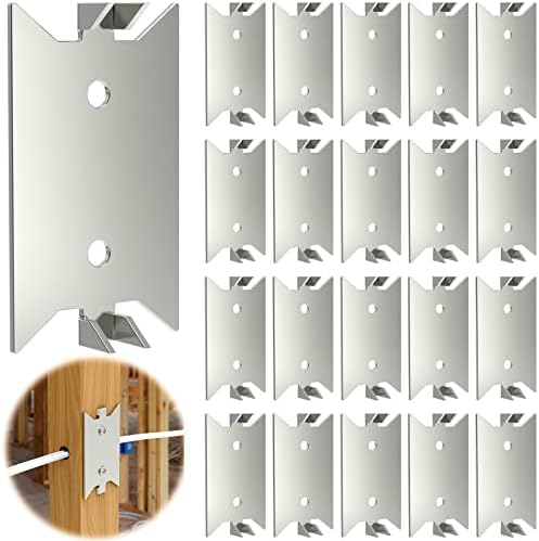 FOROIRON 50 Pack Nail Plate for Wood Studs, Cable Wire Protector Plate ...