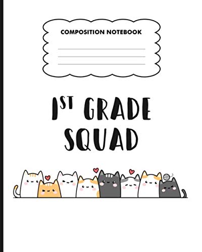 Composition Notebook 1st grade Squad: Bucket List Journal gift for ...