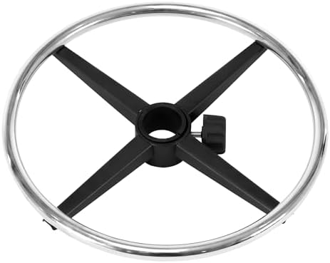 Amazon.com: Frassie Office Stool Foot Rest Ring Attachment Metal Chrome ...