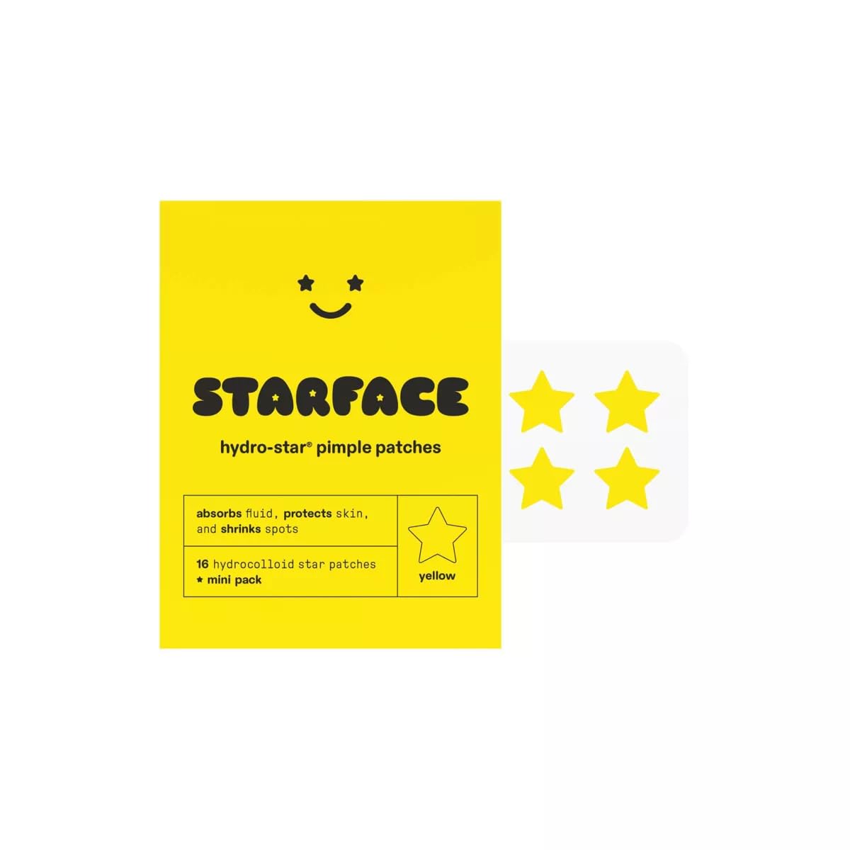 Parches para acne Starface Hydro Star Pimple Patches Amarillo Mini Pack ...