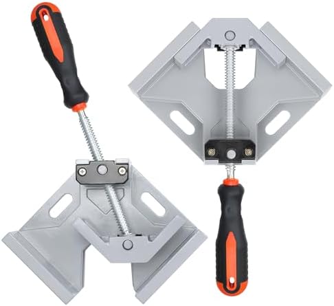 C CASIMR 90 Degree Corner Clamp, 4 Pack Adjustable Single Handle Spring ...