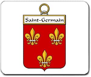 Amazon.com: Saint Germain Family Crest Coat of Arms Mouse Pad : Office ...
