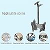 LCD Ceiling TV Mount Stand - Adjustable Tv Wall Mount, 2 Sided TV Mount ...