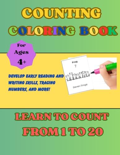 Counting Coloring Book: Counting from 1 to 20. Paired with vocabulary ...