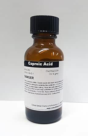Amazon.com: Caproic Acid(hexanoic Acid) High Purity Aroma Compound 30ml ...