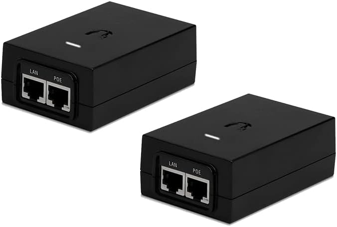 Amazon.com: PoE Adapter 48V POE-48-24W-G with Gigabit LAN Port (2-Pack ...
