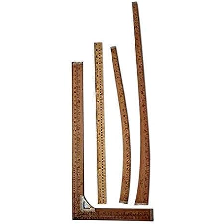 designers den l-Scale Wooden Ruler-Tailoring Scale for Measuring ...