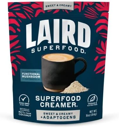Laird Superfood Non-Dairy Coconut Powder Creamer - Sweet & Creamy ...