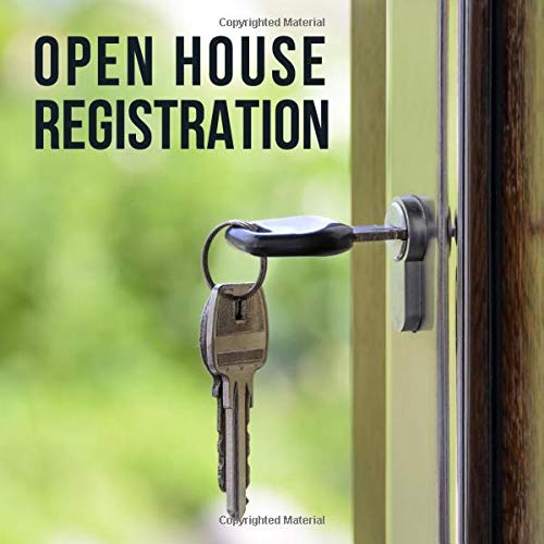 Open House Registration: Guest Book For Real Estate Brokers, Estate ...