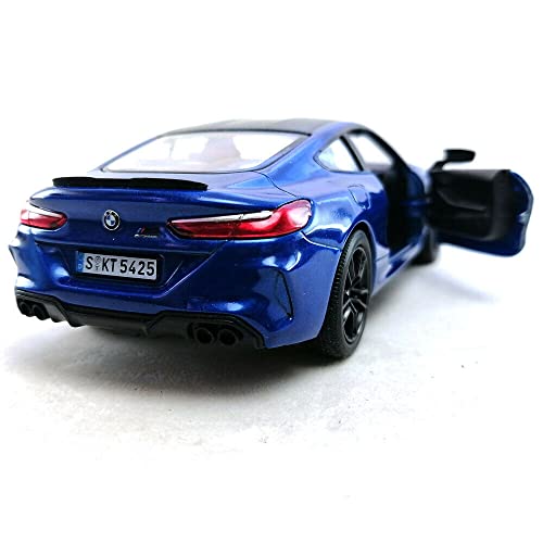 Snapklik.com : BMW M8 Competition Coupe Blue 5 1:38 Scale Pullback ...