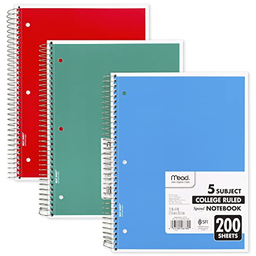 Top 10 College Rule Spiral Notebook of 2022 - Katynel