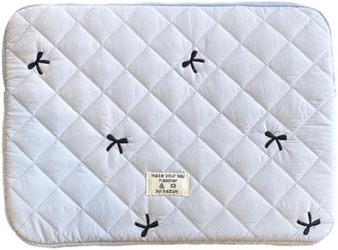 AZURAOKEY Cute Bows Graphic Laptop Sleeve Case Bag Kawaii Aesthetic ...