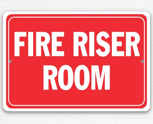Amazon.com: Metal Sign - Fire Riser Room - Sprinkler Alarm Control ...