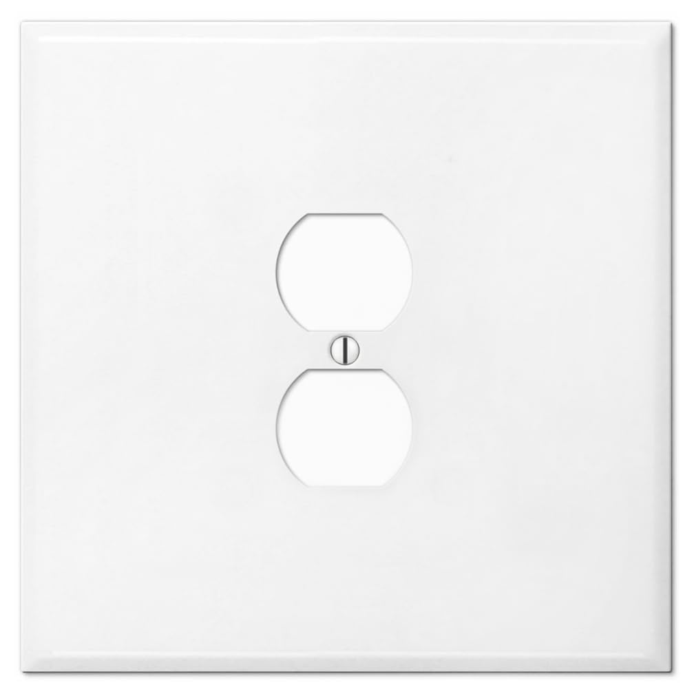 OVERSIZED JUMBO Metal Outlet Cover, 2 Gang Electrical Outlet Cover ...
