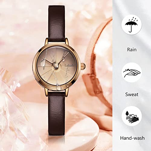 Buy RORIOS Simple Women Watches Analogue Quartz Watch with Leather ...