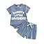 UUAISSO Ropa Verano Para Bebé Niño Conjunto Camiseta y Pantalones ...