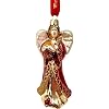 Amazon.com: Waterford Red Angel Ornament: Decorative Hanging Ornaments ...