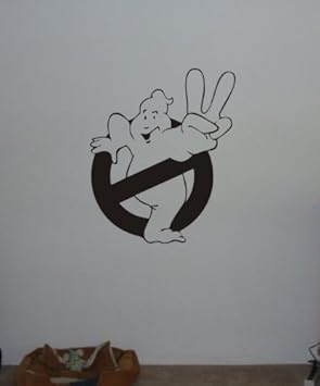 Ghostbuster Decal Sticker Wall No Ghost Allowed Peace Sign Child Boy ...