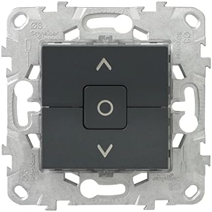 Schneider – Roller Shutter Switch 6A Quick Connect Anthracite Unica ...