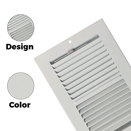 Snapklik.com : 4 X 12 Premium 2 Way Air Flow Wall And Ceiling Register ...