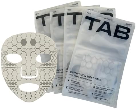 Amazon.com : TECH ACTIVATED BEAUTY TAB SilverFusion Sheet Mask Refill ...