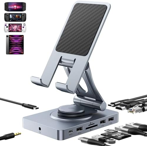 Amazon.com: JSAUX USB C Docking Station Stand for Samsung Dex, 8-in-1 ...