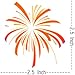 Amazon.com: Fireworks Stickers for Scrapbooking,2.5 Inch Fireworks Rub ...
