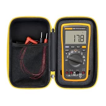 Carrying Hard Case for Digital Multimeters 117/15B+/17B+/178/179/1587 ...