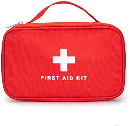 Amazon.com: Jipemtra Red Emergency Bag First Aid Bag Small Empty Travel ...